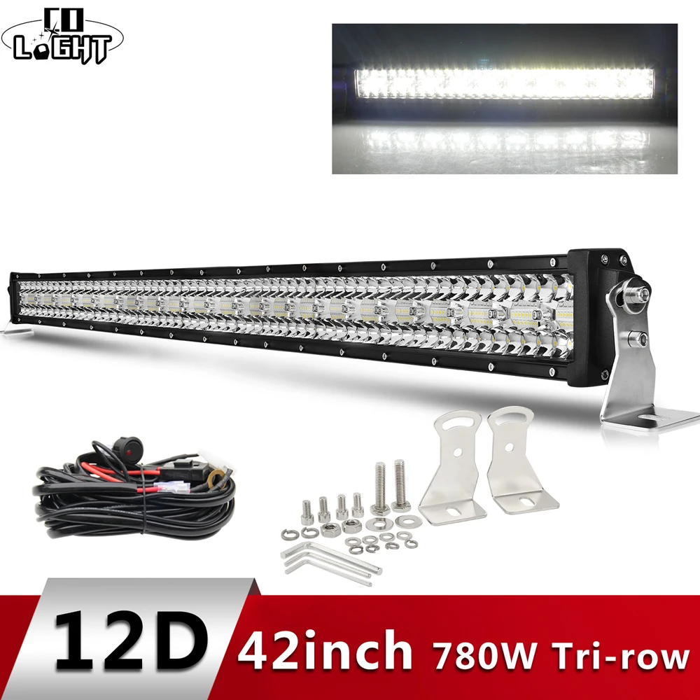 CO LIGHT 12D High Power 3 Row Led Bar Offroad 12V 390W 585W 780W 936W ...