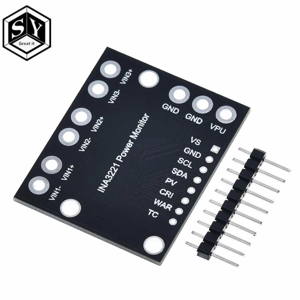 Generic Ina3221 Triple-channel Module High-side Measurement Shunt And ...