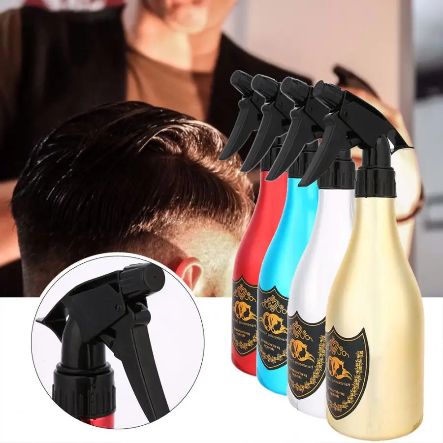 550ml Round Hairdressing Spray Bottle Hair Salon Fine Mist Sprayer ...