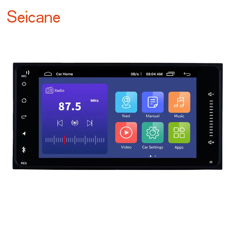 Seicane 7 inch 2din Android 10 Car Multimedia Player GPS Navigation for ...