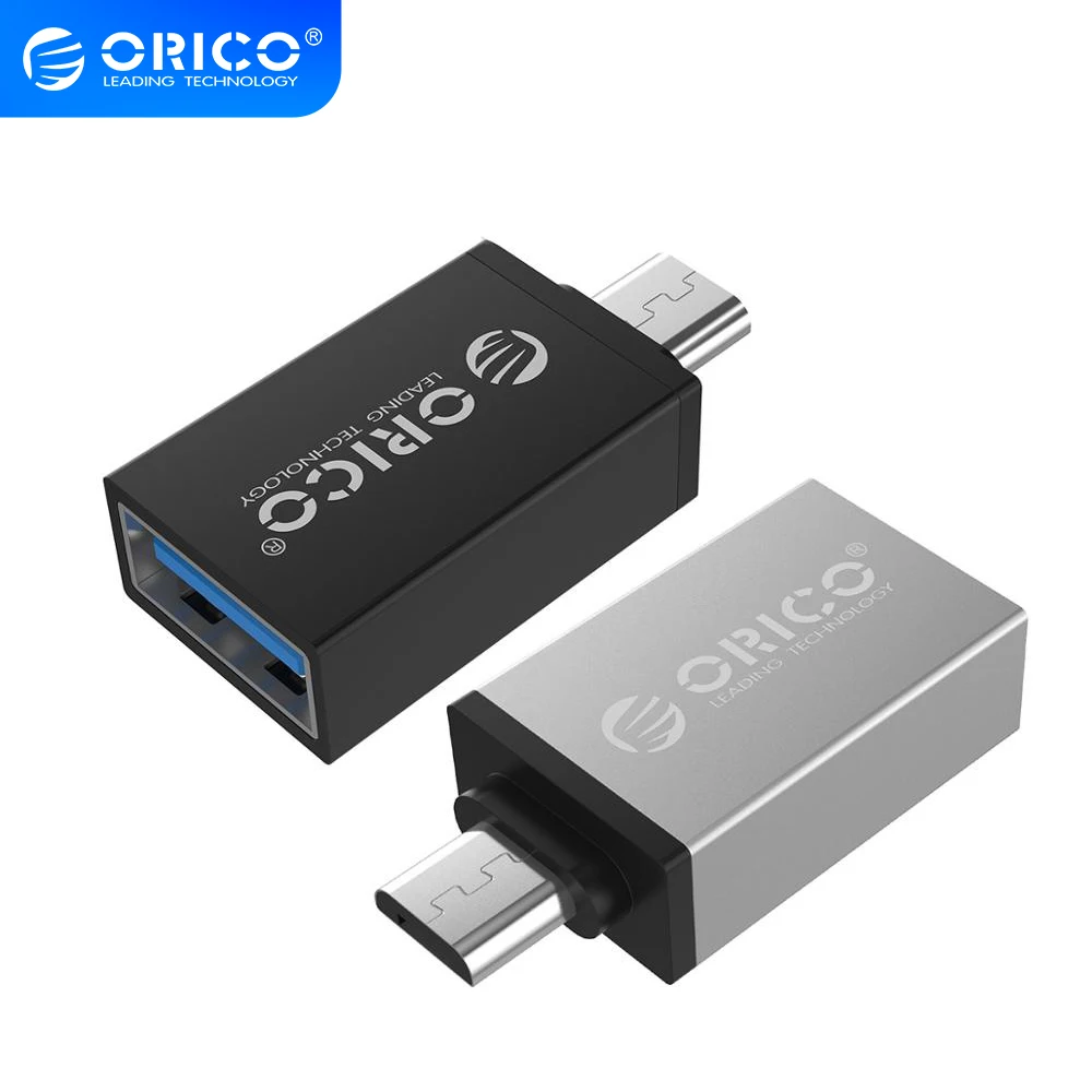 ORICO OTG 마이크로 B 어댑터, USB 3.0 to 마이크로 B OTG 변환기, 충전 데이터 동기화, 휴대폰 태블릿용 ...