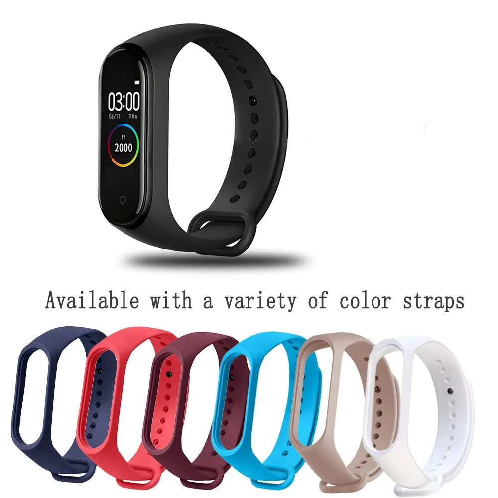 M4 Smart Watch Gym Band Touch Screen Sports Pedometer Wristband Fitness ...