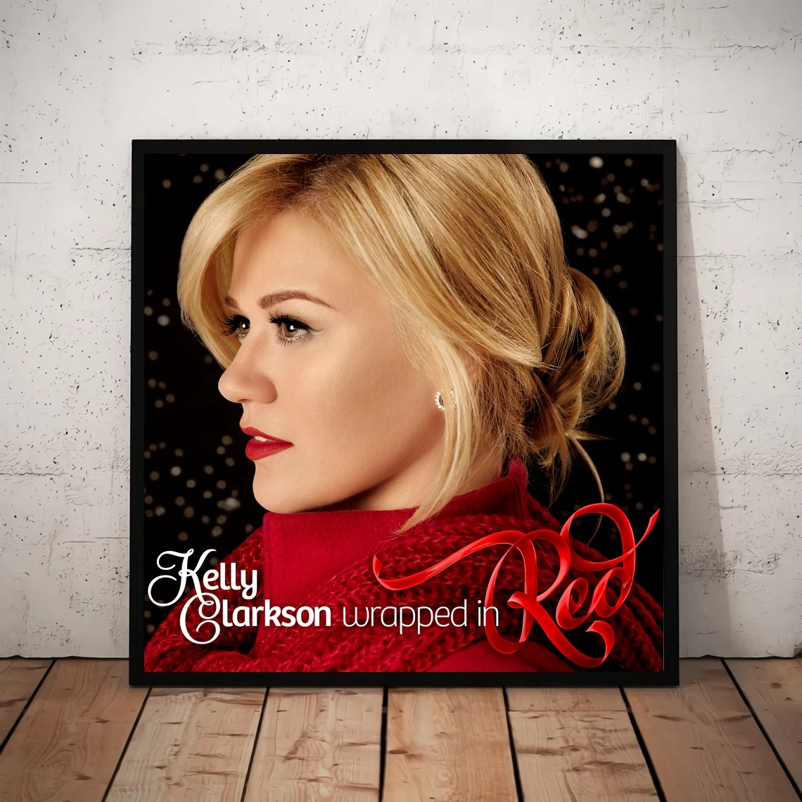 Kelly Clarkson Wrapped In Red Album Covers