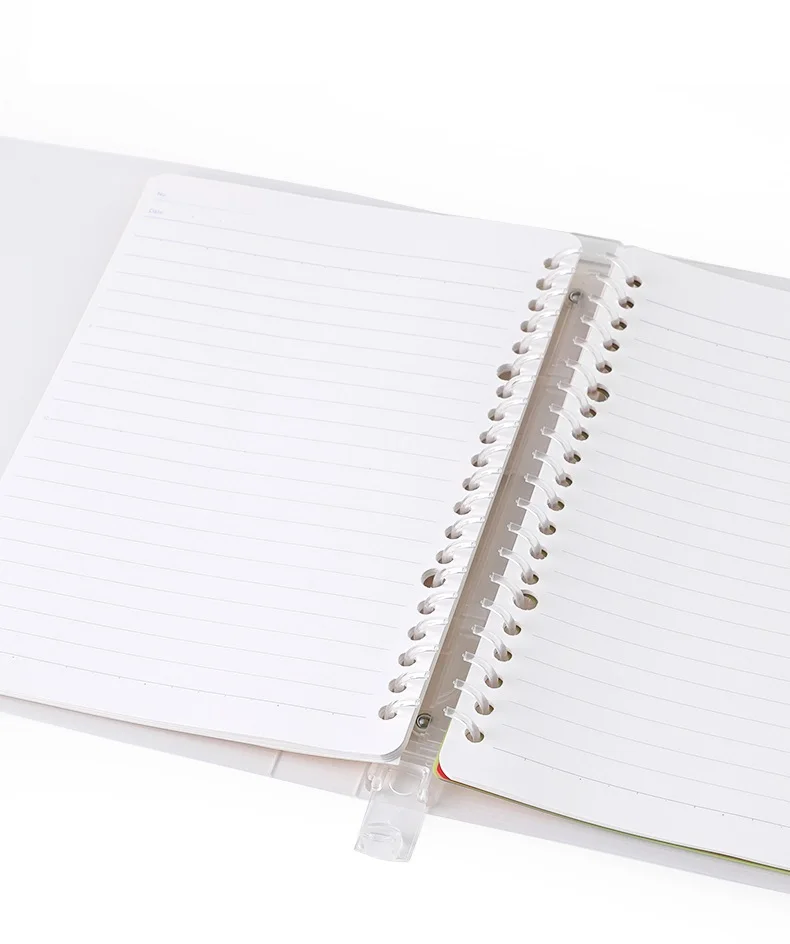 Feuillet mobile,classeur Note ,8mm ligne Pastel biscuit belle couleur ...