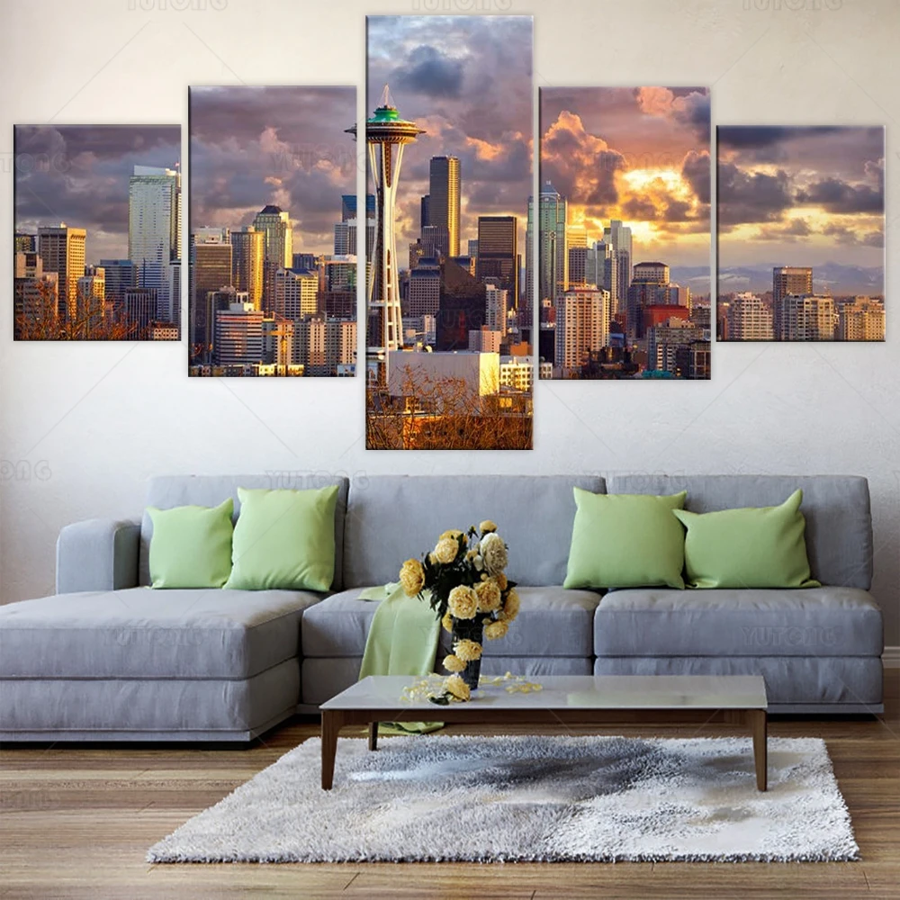Seattle Skyline Wall Art