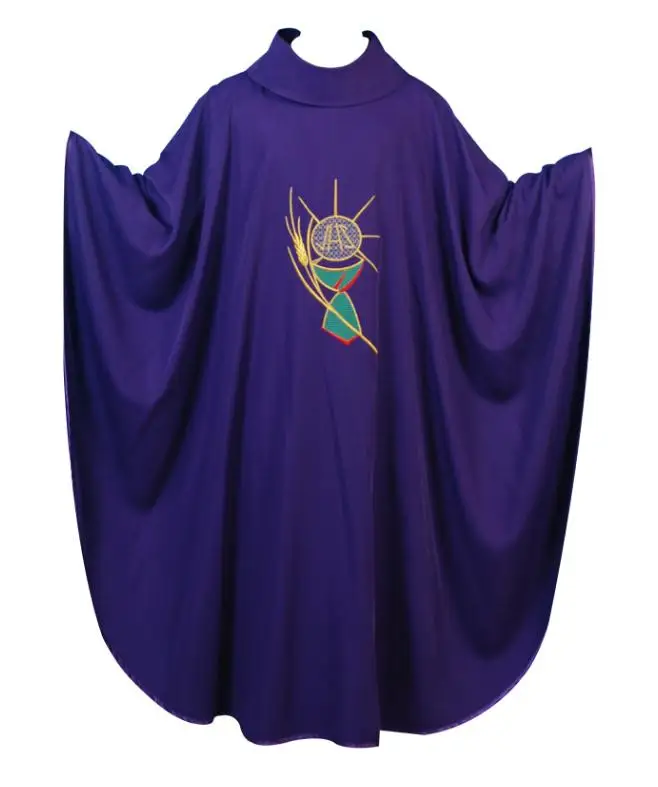 Clergy Robe Christian European Style Polyester Adult Catholic Religious ...