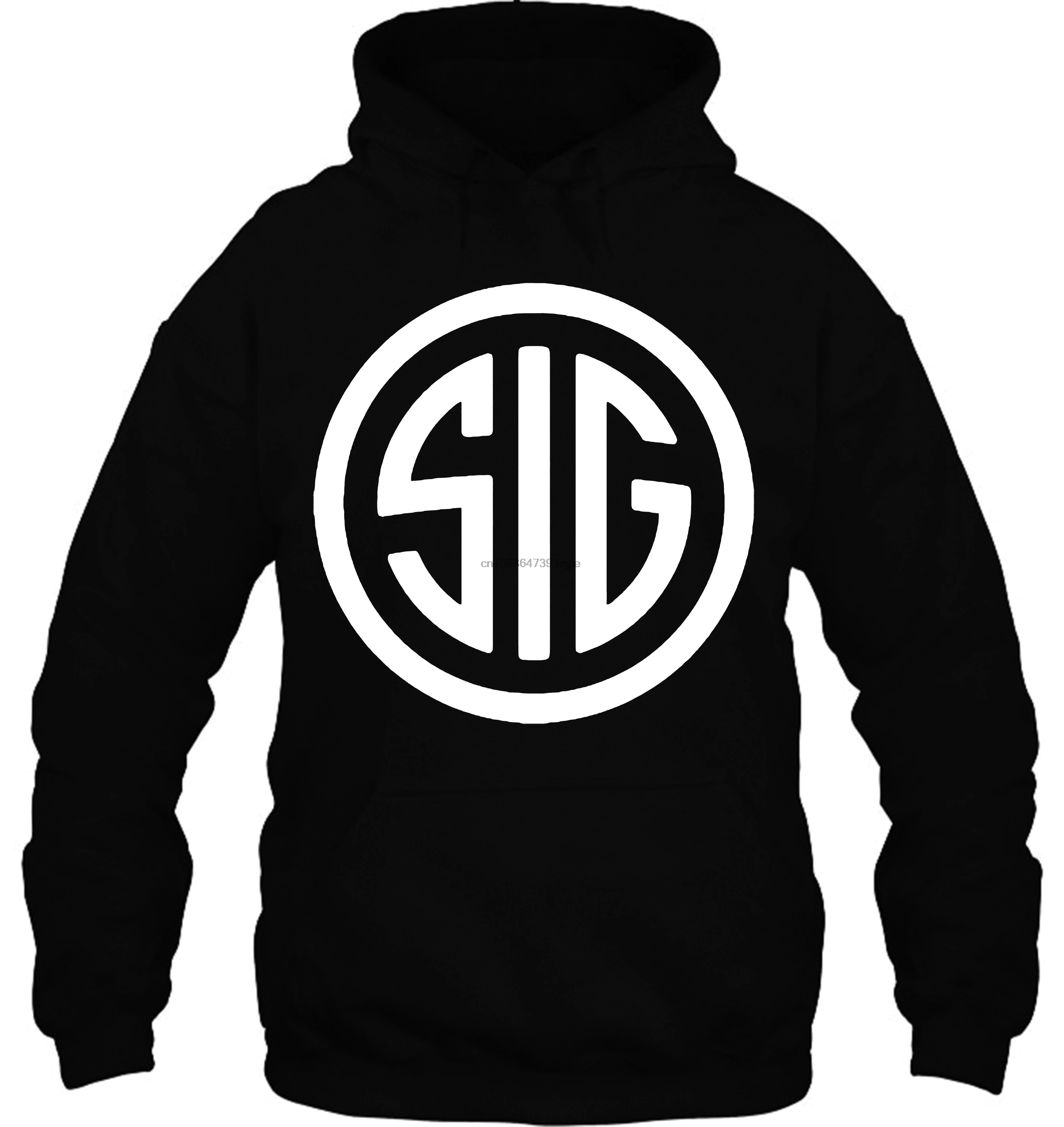 Men Hoodie Super Sig Sauer Logo Classic Logo Tee Women Streetwear ...