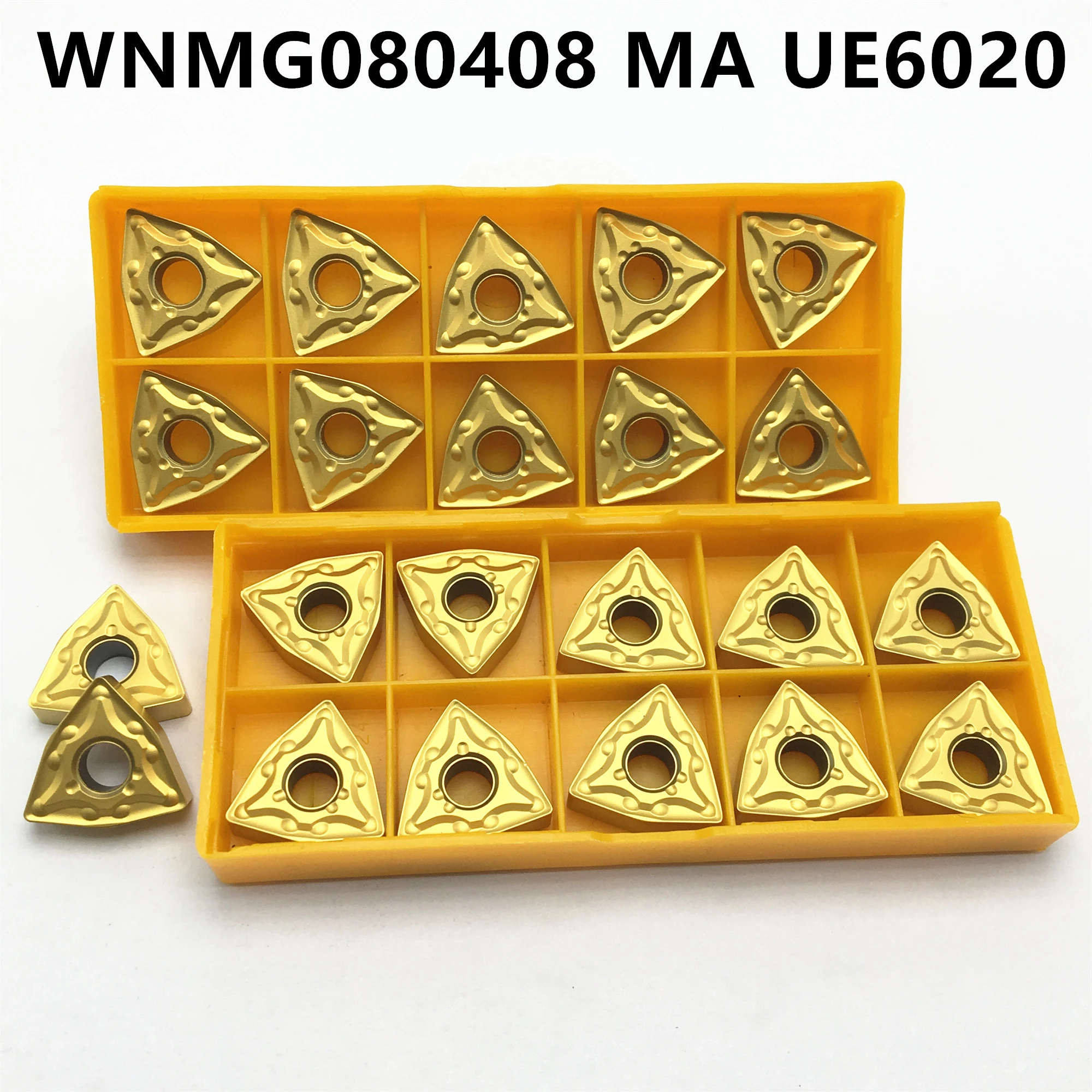 WNMG080408 MA UE6020 10PCS Carbide Inserts External Turning Tool WNMG 080408 Lathe Tool Milling ...