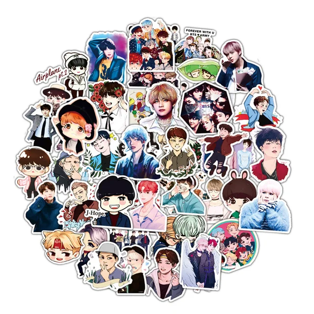 Best BTS Stickers Official Collection Online | KpopHeart