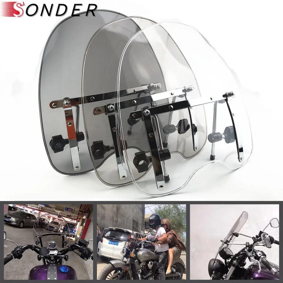 Fast Shipping Brand New Motorcycle Windshield Windscreen for Harley ...