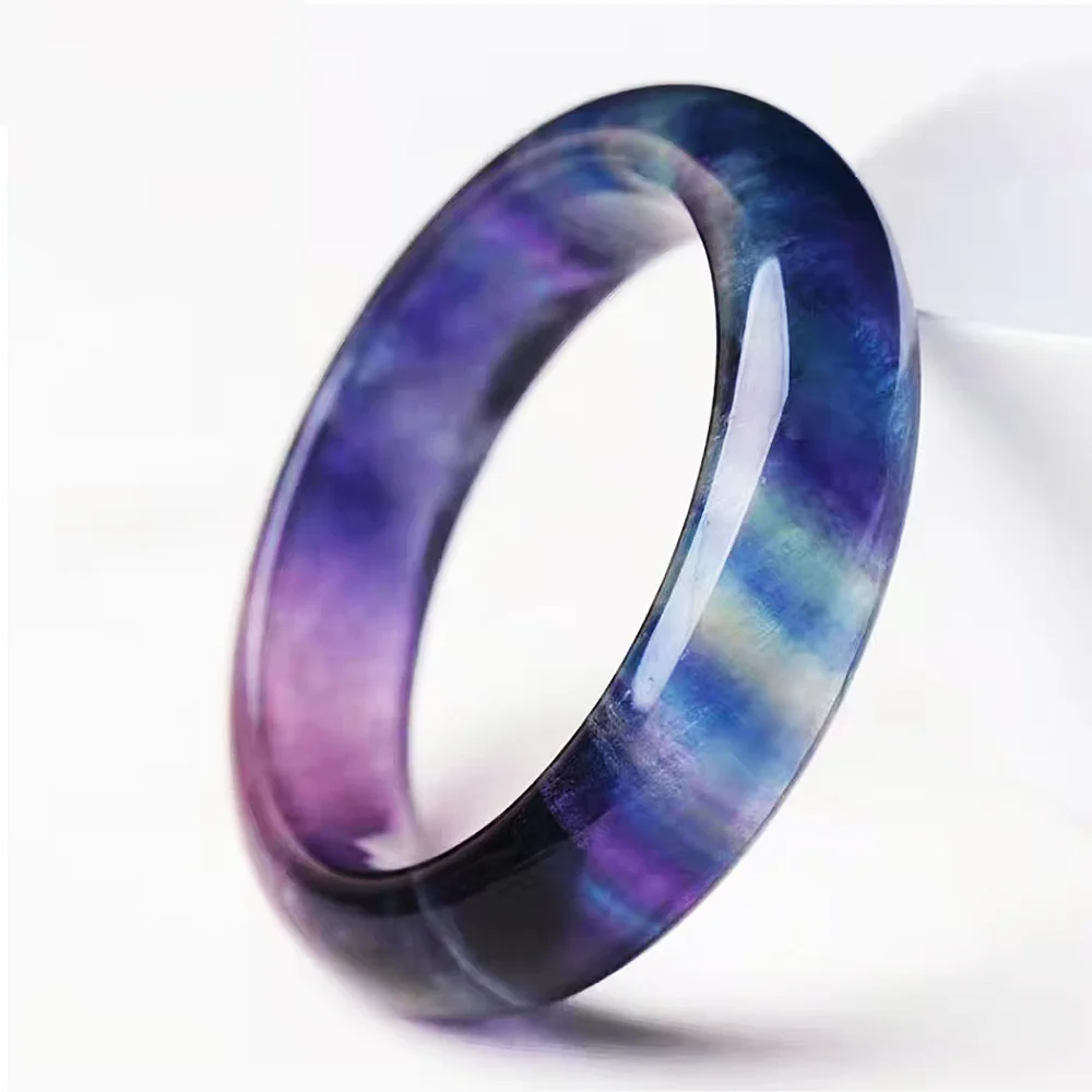 Jewelry-Fluorite-Natural-Bangle-Original-Stone-Hand-Decoration-Crafts ...