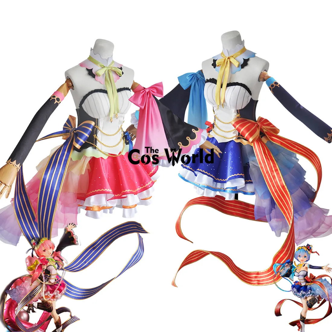 Re Zero Kara Hajimeru Isekai Seikatsu Remu Rame Idol Dress Outfits ...