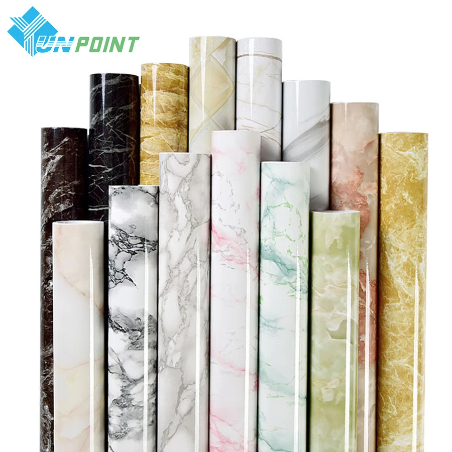 Modern Marble Sticker Bathroom Waterproof Wall Sticker Kitchen Bar ...