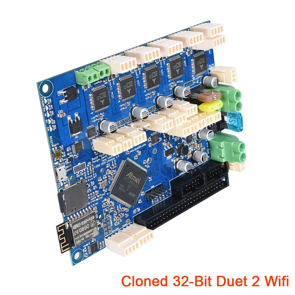 Duet 2 wifi v1.04 clonado 32 bit placa de impressora 3d peças duetwifi ...