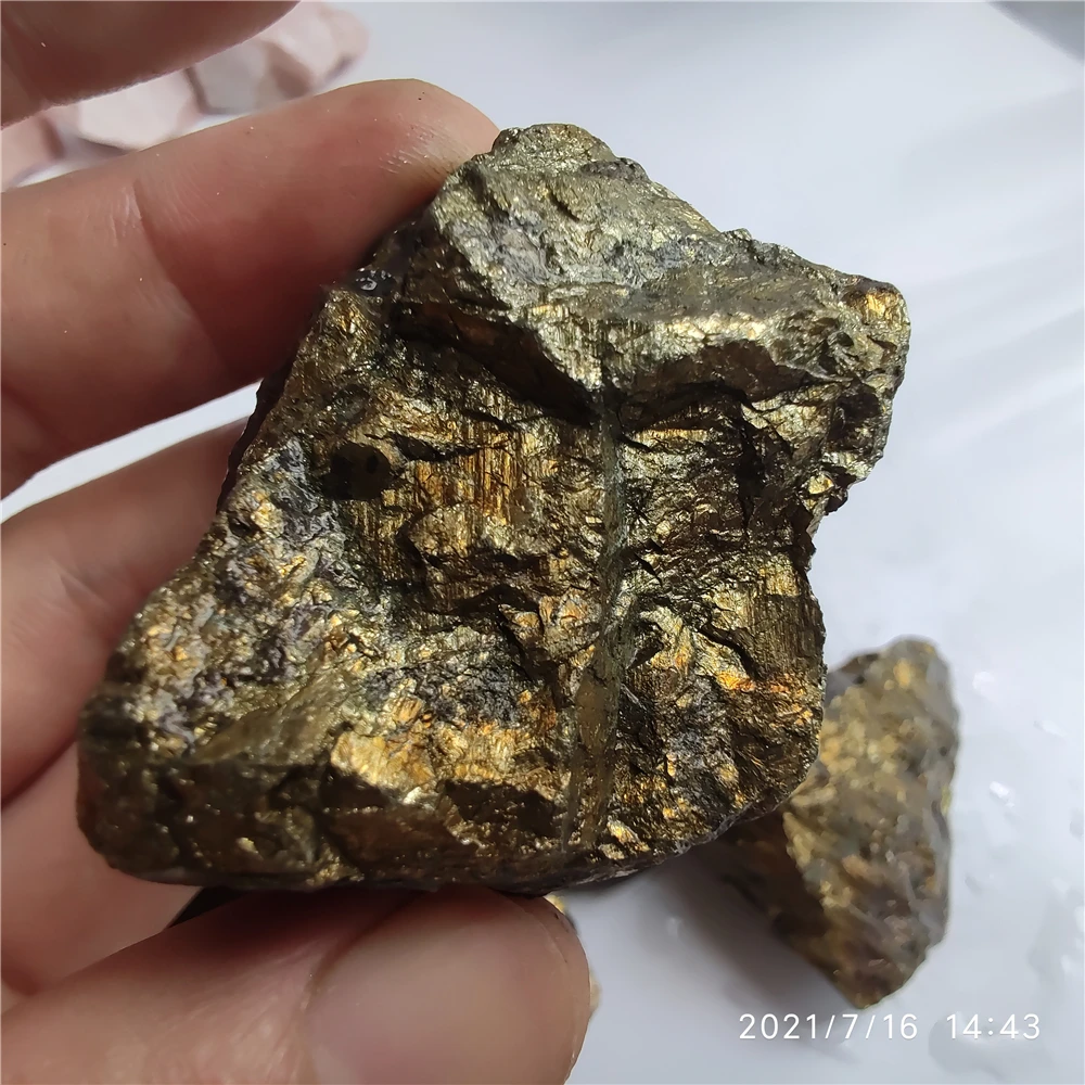 Natural Containing Gold Silver And Copper Ore Cufes2 Chalcopyrite ...