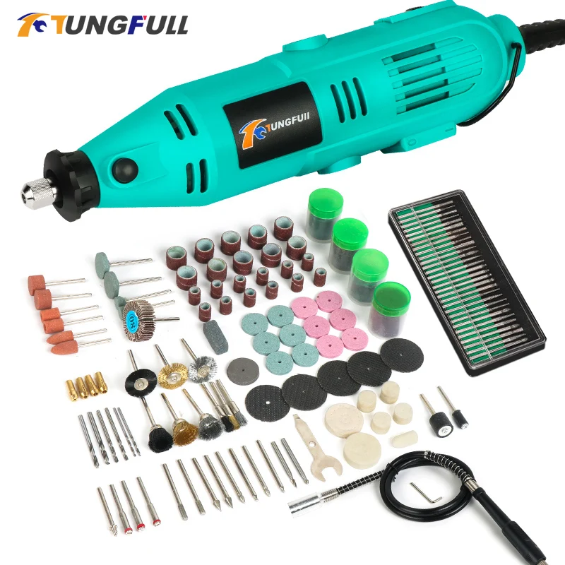 TUNGFULL-Dremel-Mini-Drill-Engraver-Electric-Variable-Speed-Woodworking ...