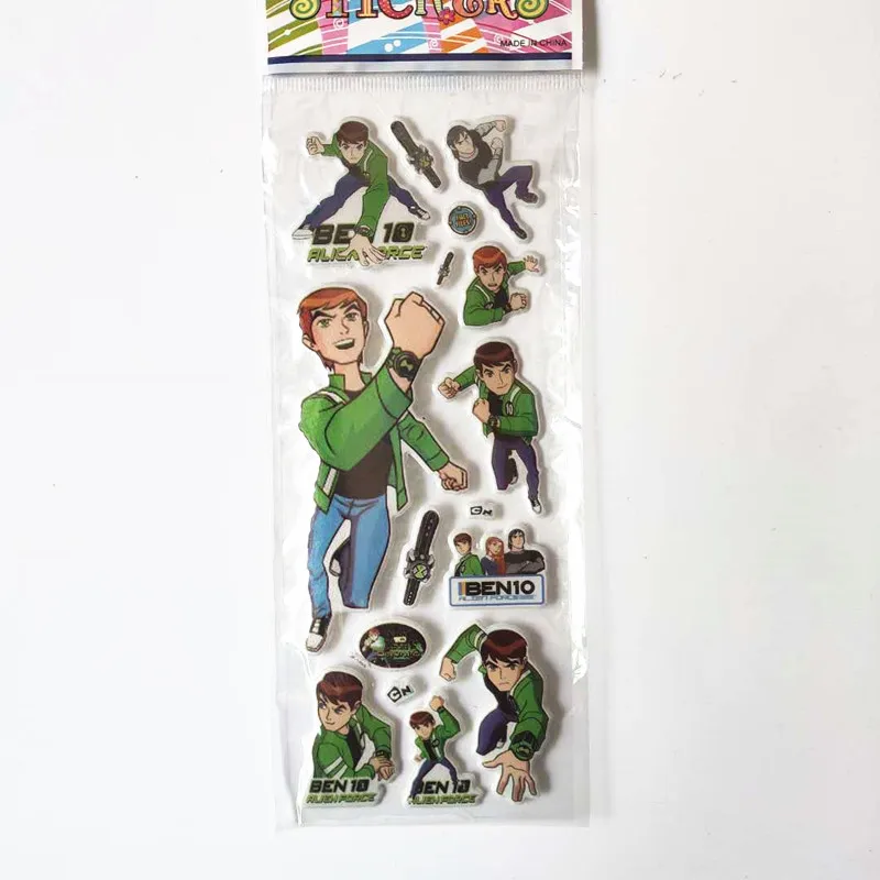 6pcs Alien Force Ben 10 Stickers for Laptop – Ben10cosprops