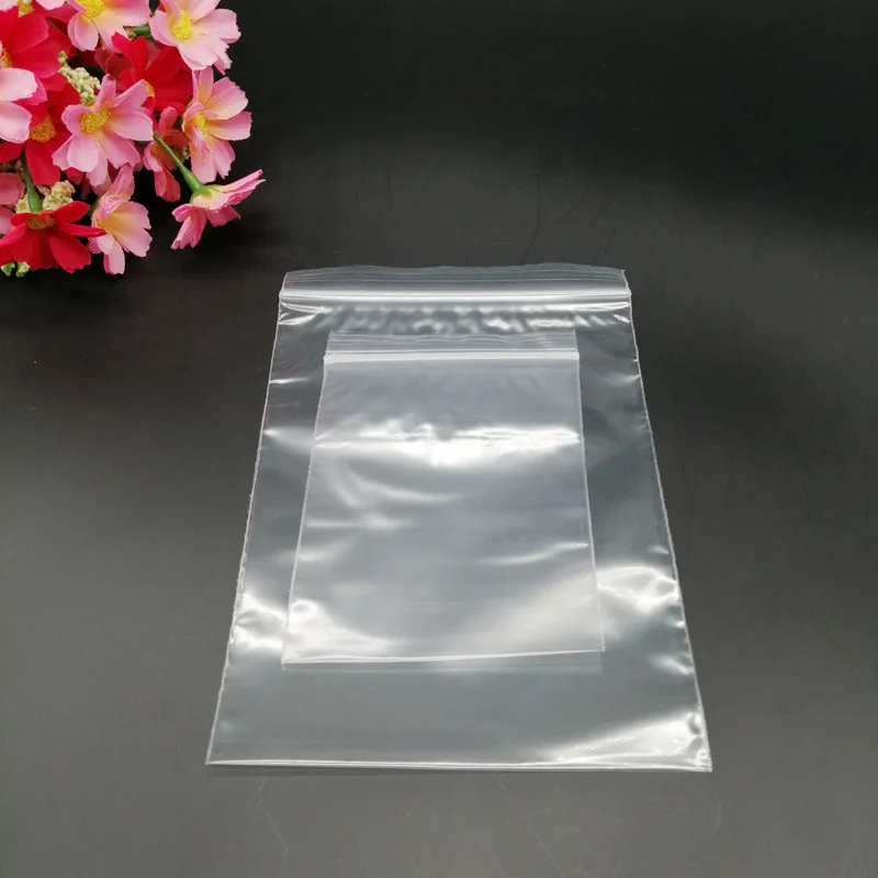 100pcs-White-Plastic-Zip-Lock-Plastic-Bags-PE-Ziplock-Bags-Clear ...