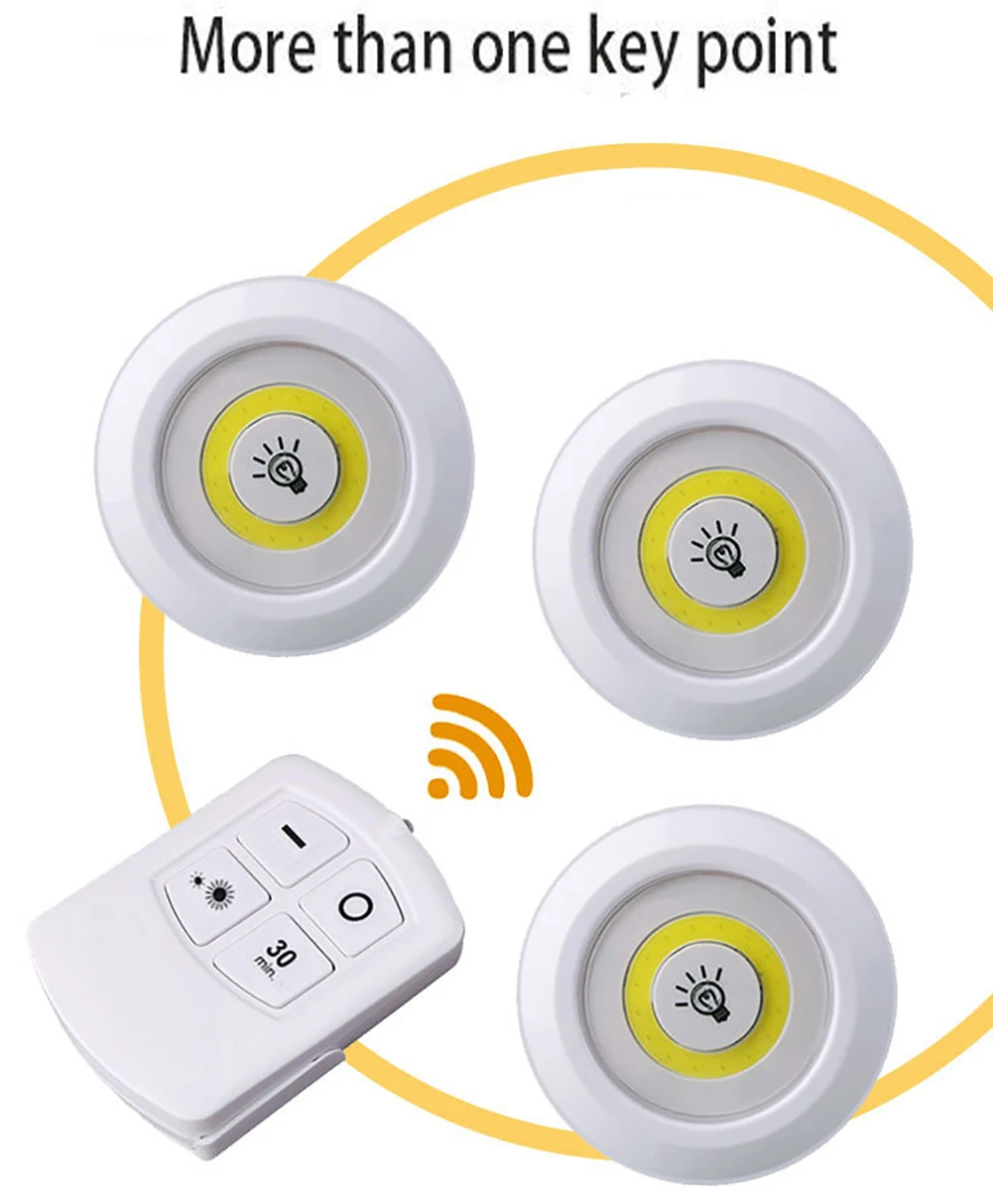 Go FOLLOW lumière LED réglable sous meuble avec télécommande à piles ...