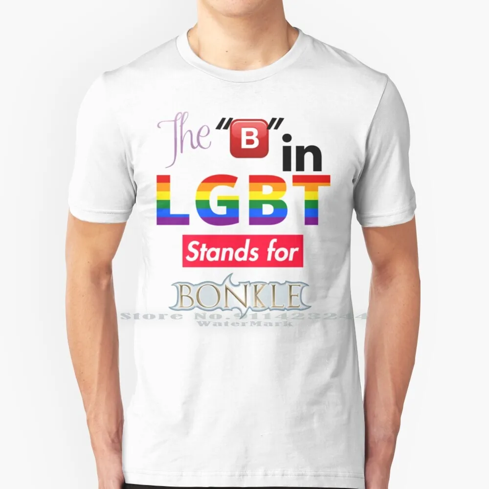 ( Original ) The B In Lgbt Stands For Bonkle T Shirt Cotton 6XL Lgbt ...