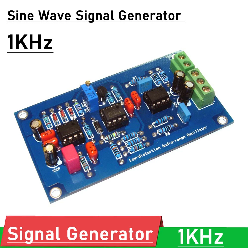 Low Distortion Audio Range Oscillator 1KHz Sine Wave Signal Generator ...