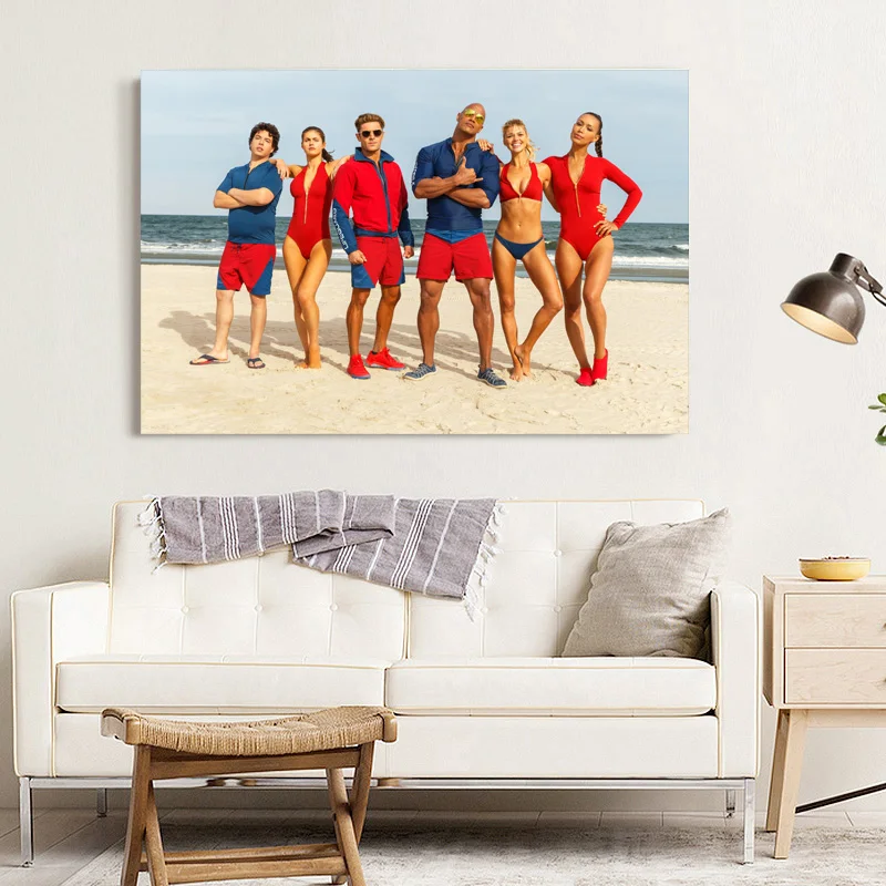 Movie Baywatch Beach bikini Wall Art Posters Canvas Prints Artwork ...