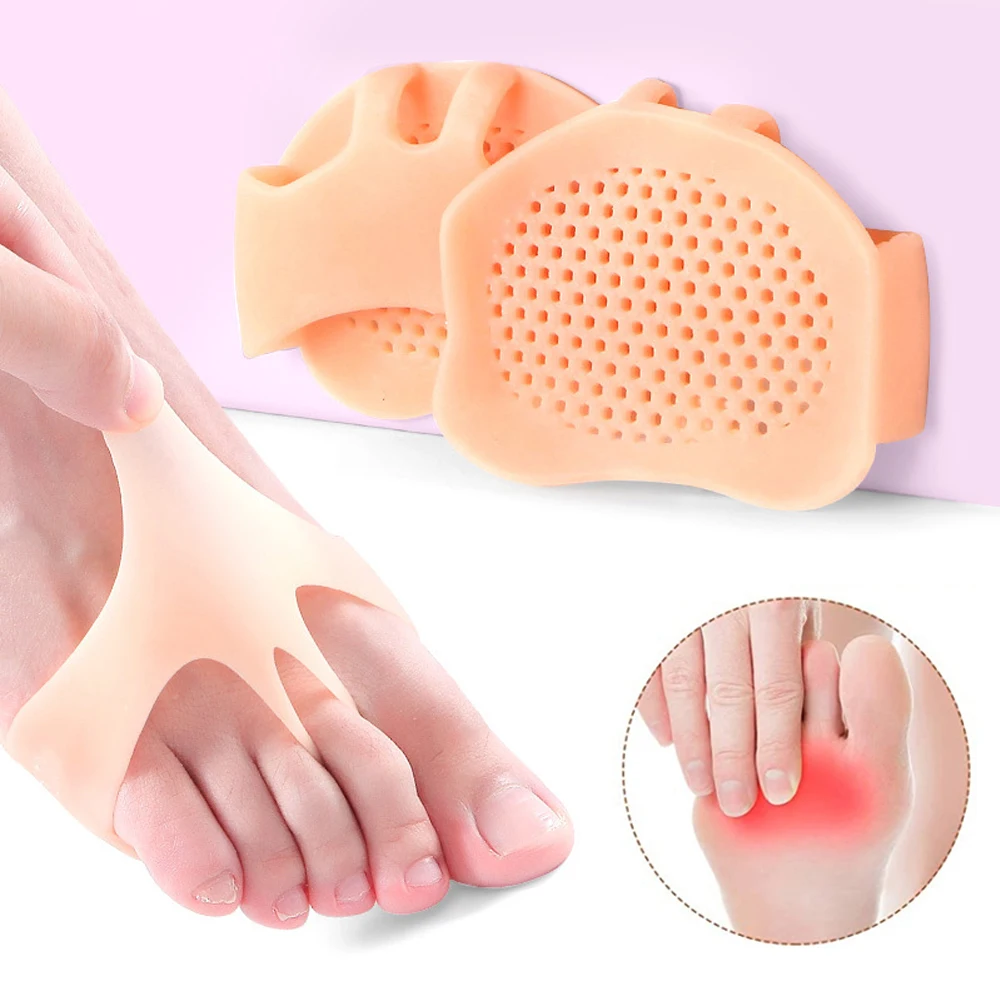 Silicone Honeycomb Forefoot Insoles for Women High Heels Shoes Pad Gel ...