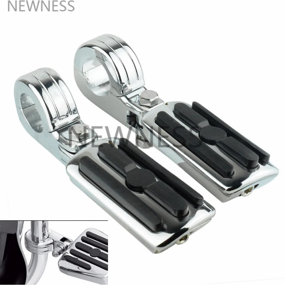 Motorcycle 38mm 32mm Highway Bar Foot Pegs Footrest With Mount For ...