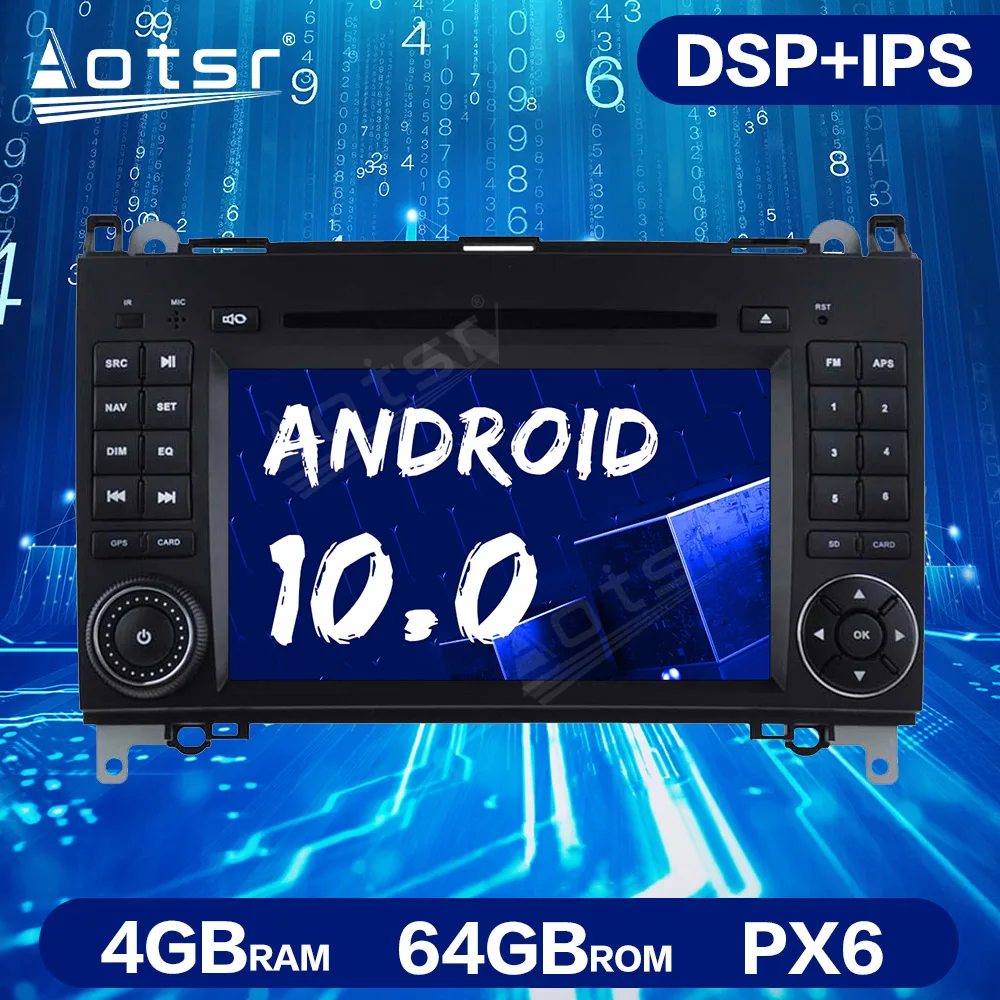 Para mercedes benz b200 b class w245 b170 w169 android rádio carro ...