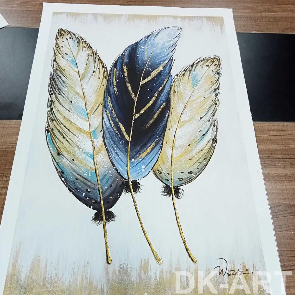 Abstract Feather Drawings