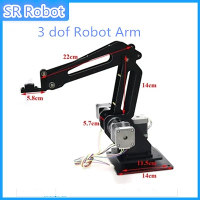 3-dof-Robot-Arm-Industrial-Robotic-Manipulator-Industrial-Stepping ...