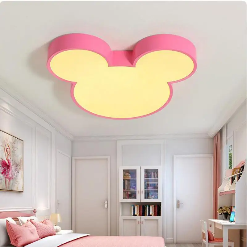 Ceiling Children's Lamp Simple Modern Girl Personality Creative Pink ...