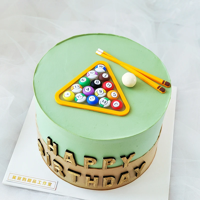 Pool Table Cake