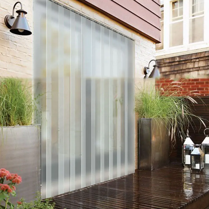 Plastic Curtain PVC Strip Curtains, Slat Curtain, Transparent PVC Door