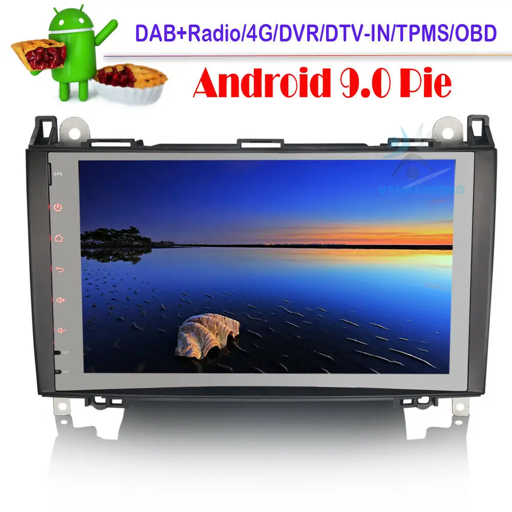 Radio Multimedia con GPS para coche, reproductor con Android 9,0, 9 ...