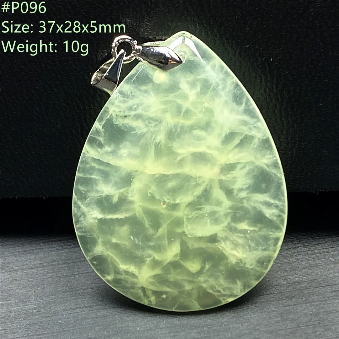 Natural Gemstone Pendant | Prehnite Natural Stone | Prehnite Necklace ...