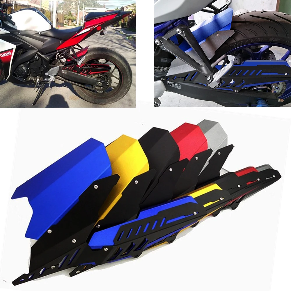 For-Yamaha-YZF-R3-R25-2015-2019-Rear-Fender-Mudguard-Chain-Guard-Cover ...