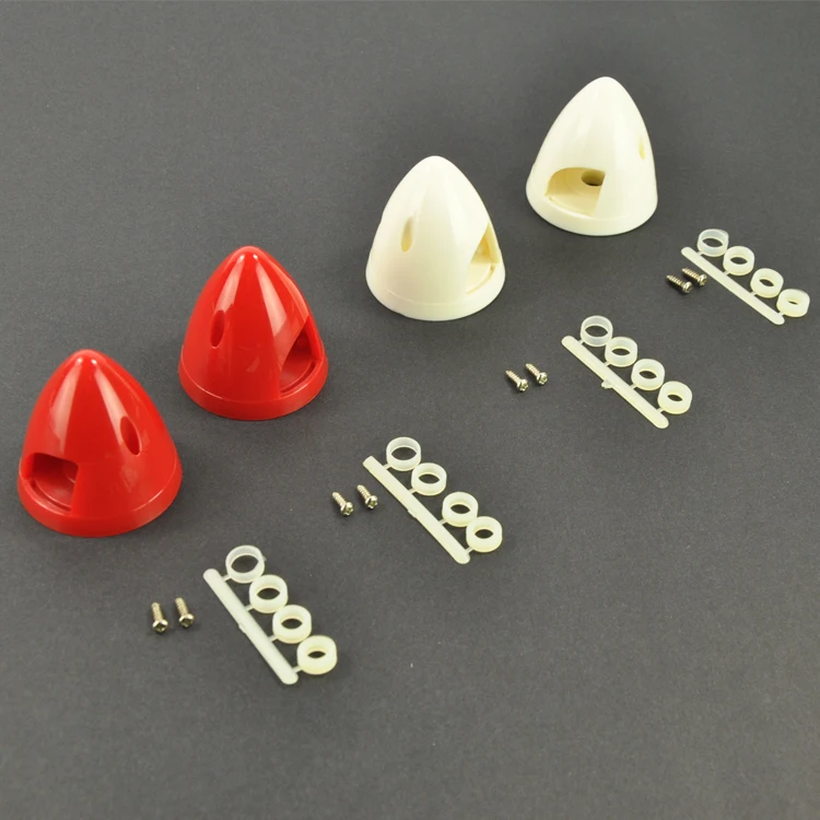 1 pcs Nylon Plastic RC Airplane Prop Propeller Spinner Red / White 1.5 ...