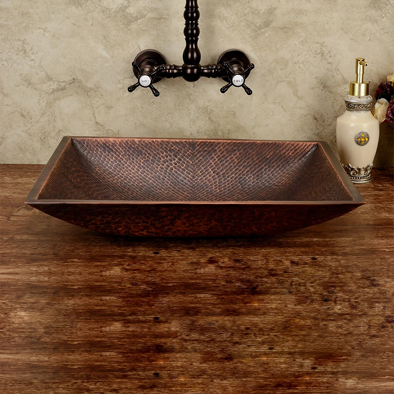Handmade-Basin-Antique-Copper-Classical-Bronze-Basin-Counter-Wash-Basin ...