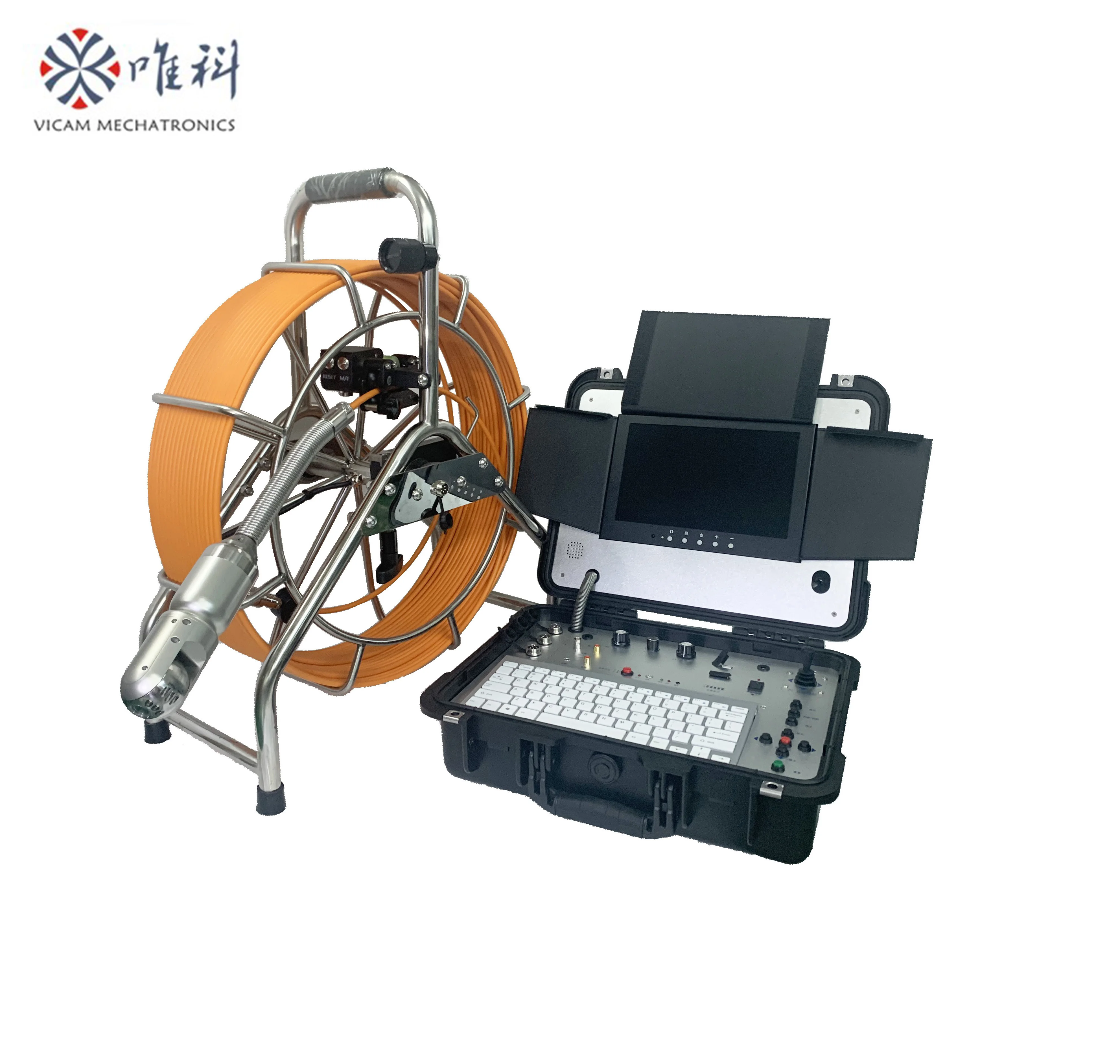 Drain Sewer Borescope Endoscope Waterproof 10bars Vicam V10-3388PTN Dia ...