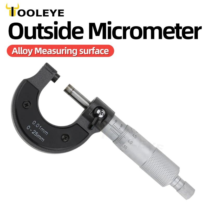 External-Micrometer-Set-Outside-Micrometer-Micro-Meter-Mechanical ...