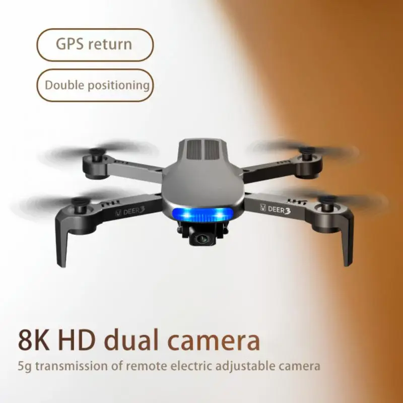 8K HD Camera Quadcopter With GPS 5G Anti-shake 2-Axis Brushless Motor Drone – 5 Star Drones