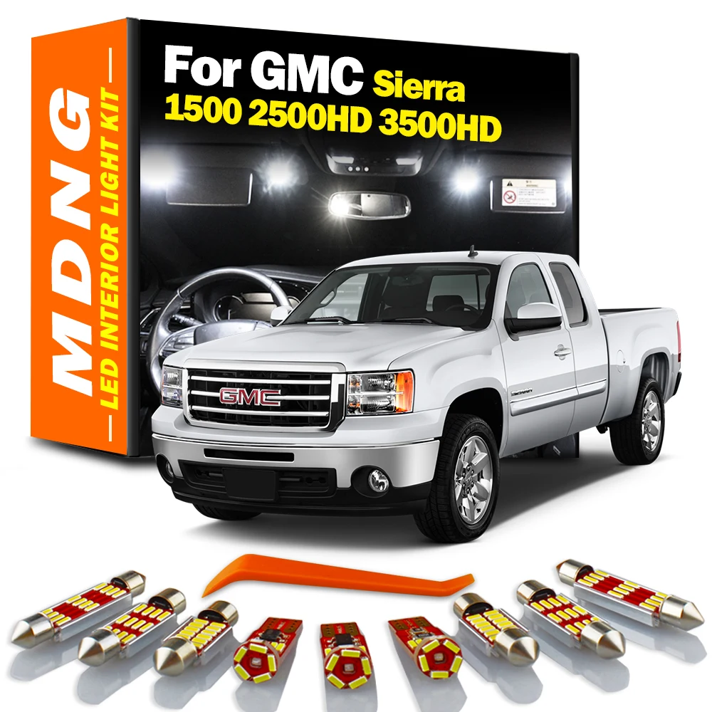 MDNG-Canbus-LED-Interior-Map-Dome-Trunk-Light-Bulbs-Kit-For-GMC-Sierra ...