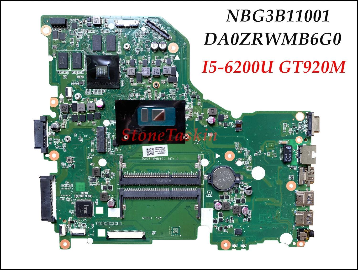 Placa base de alta calidad para portátil Acer Aspire E5 574G, tarjeta madre NBG3B11001 para ...