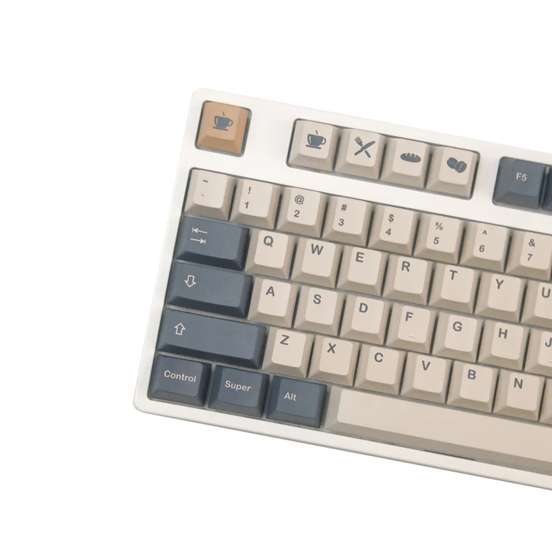 Computers & Peripherals PBT Keycap Set Dye-Sub Cherry Profile GMK Café ...