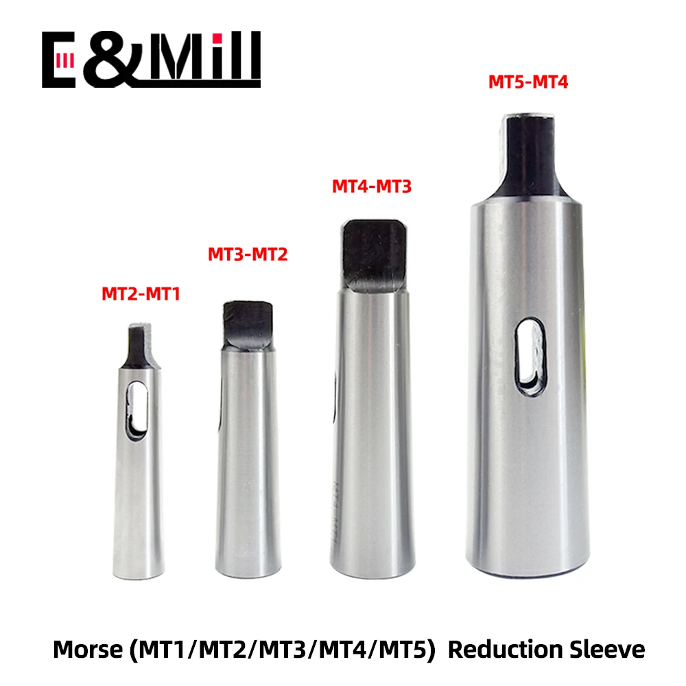 Reducer Sleeve MT1 MT2 MT3 MT4 MT5 MT6 Flat Tail Morse Drill Sleeve ...