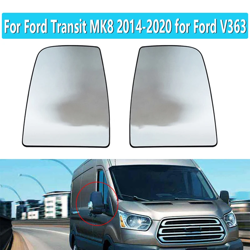 Cristal de espejo trasero de ala calefactora izquierda y derecha para ...