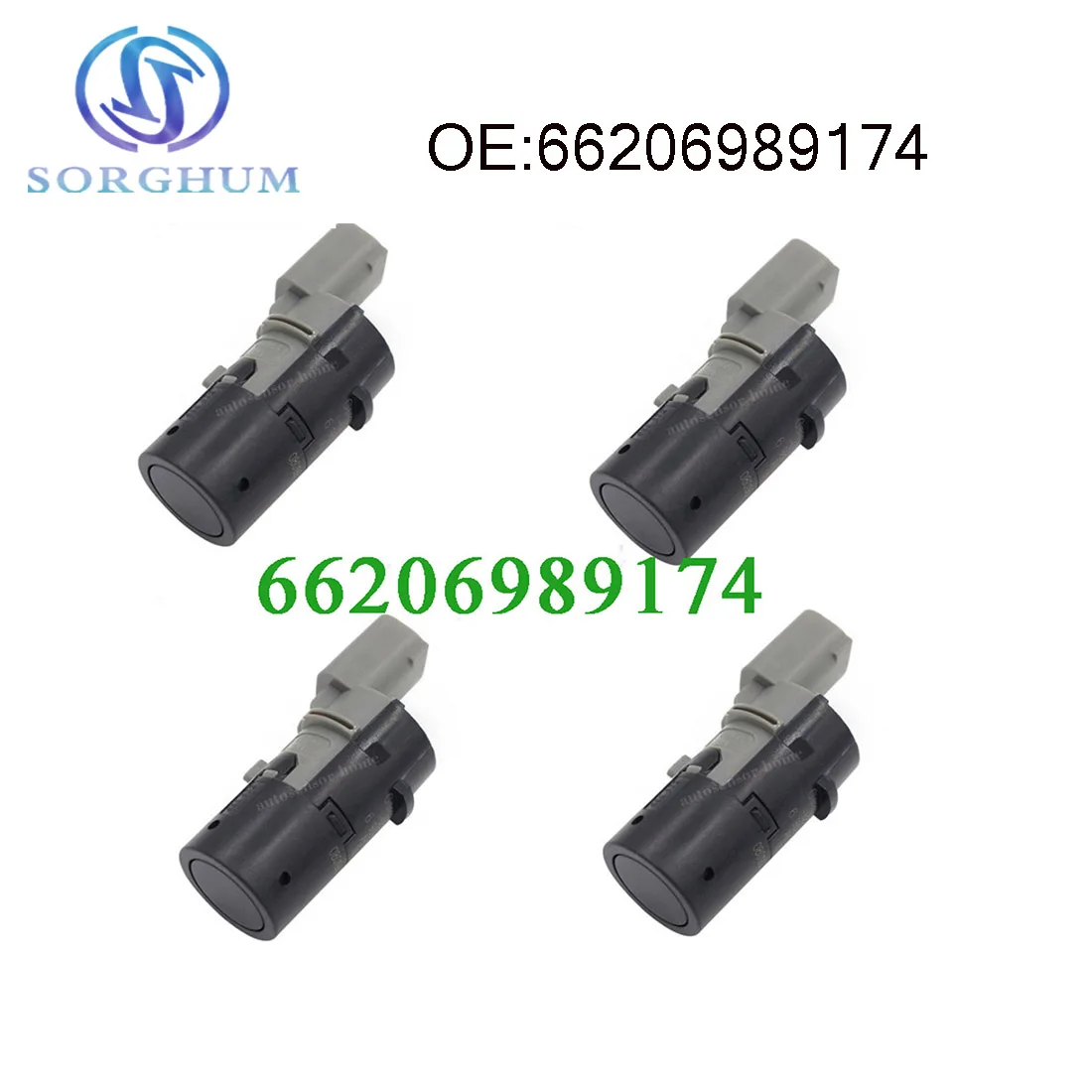 4pcs 66206989174 Pdc Parking Sensor Bumper Object Reverse Assist Radar ...