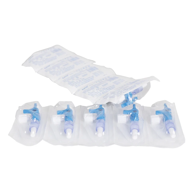 5pcs-Disposable-three-way-valve-connector-t-tee-health-Disposable-blue ...