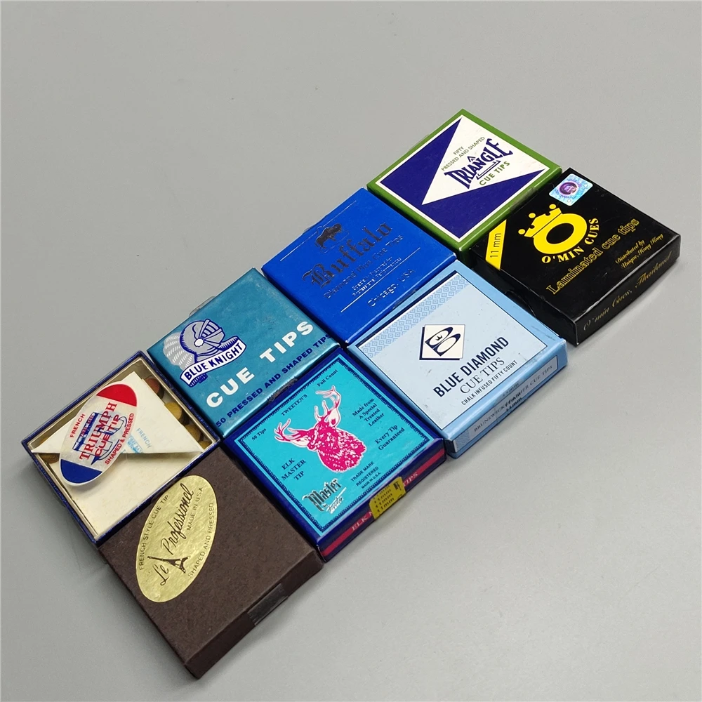 Snooker Tip 11mm Blue Diamond Tips Elk Master Triangle O'min Cues ...